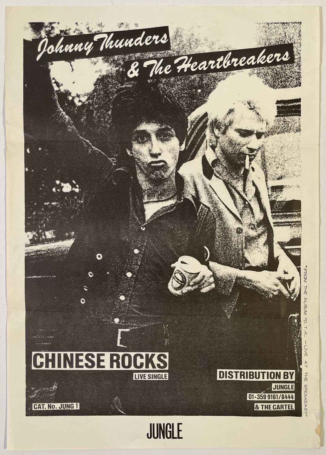 Lot 456 - PUNK MEMORABILIA - ORIGINAL JOHNNY THUNDERS