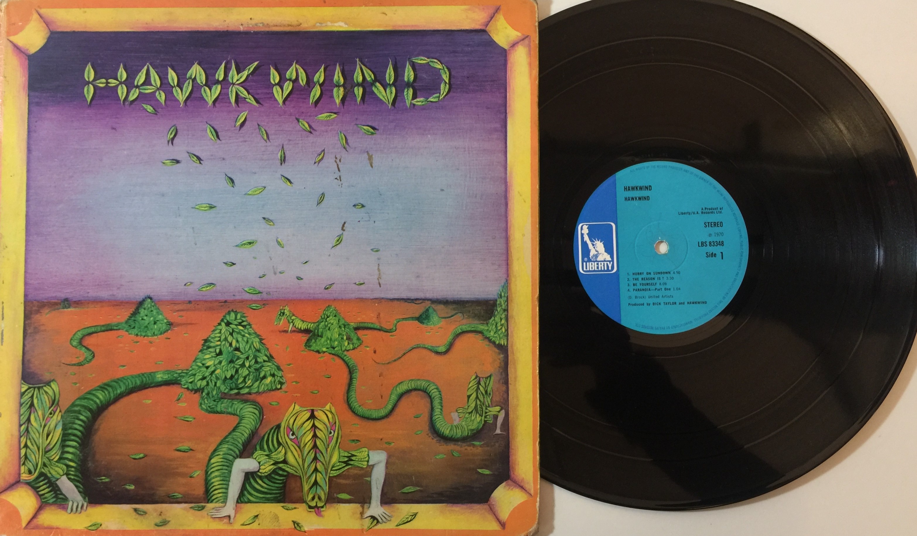 Lot 19 - HAWKWIND - HAWKWIND LP (ORIGINAL UK PRESSING