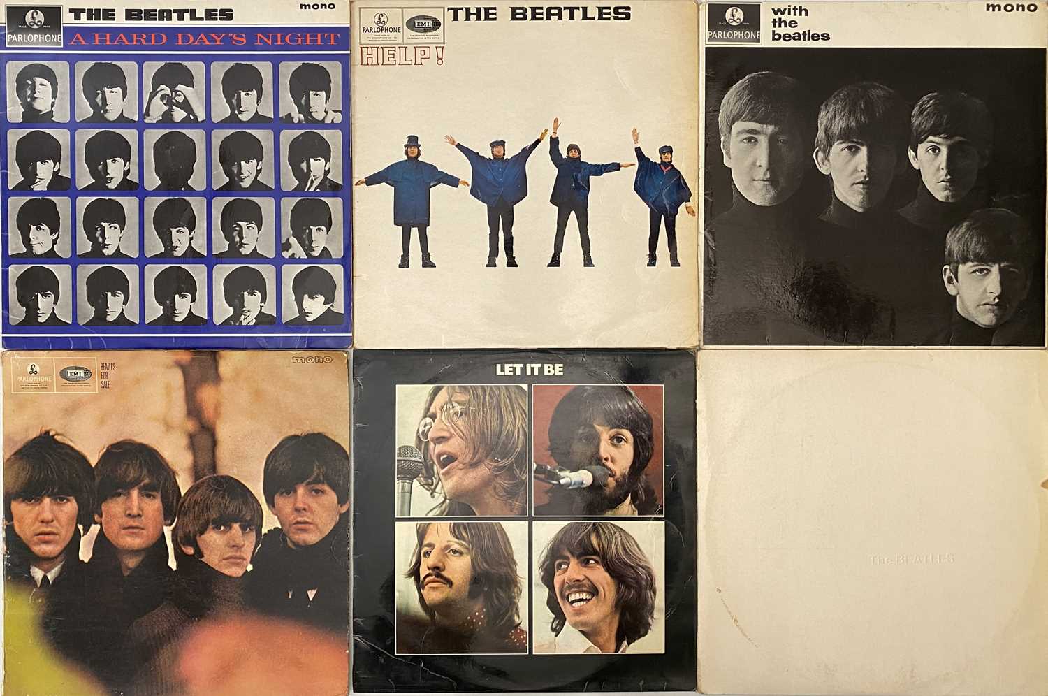 Lot 800 - THE BEATLES - STUDIO LPs (VARIOUS PRESSINGS)
