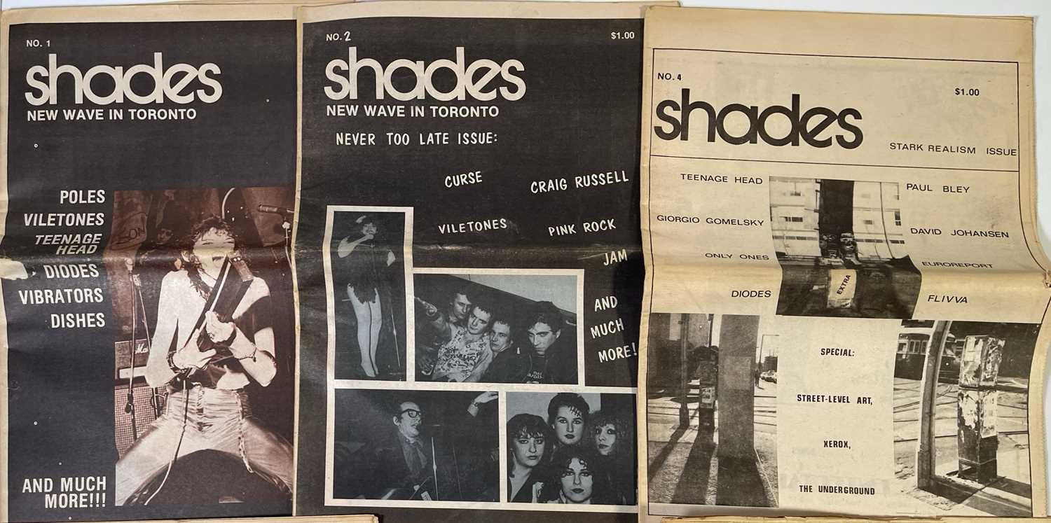 Lot 399 - PUNK / NEW WAVE - SIX ISSUES OF 'SHADES'