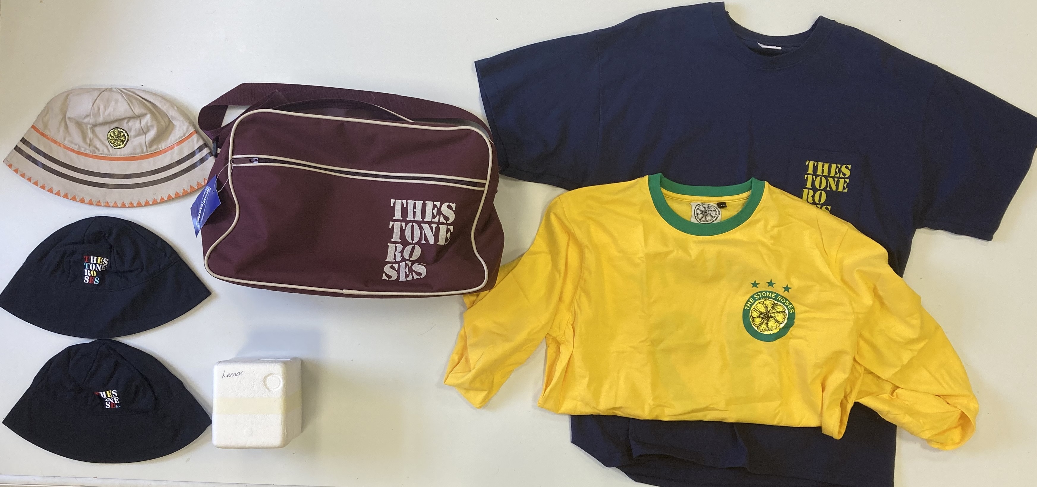 Lot 457 - STONE ROSES TOUR MERCHANDISE.
