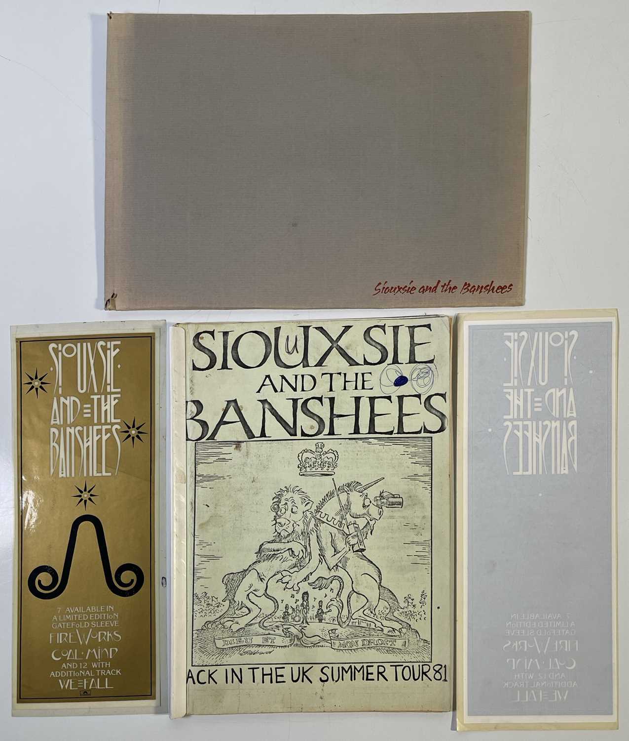 Lot 467 - SIOUXSIE AND THE BANSHEES - 1981 TOUR