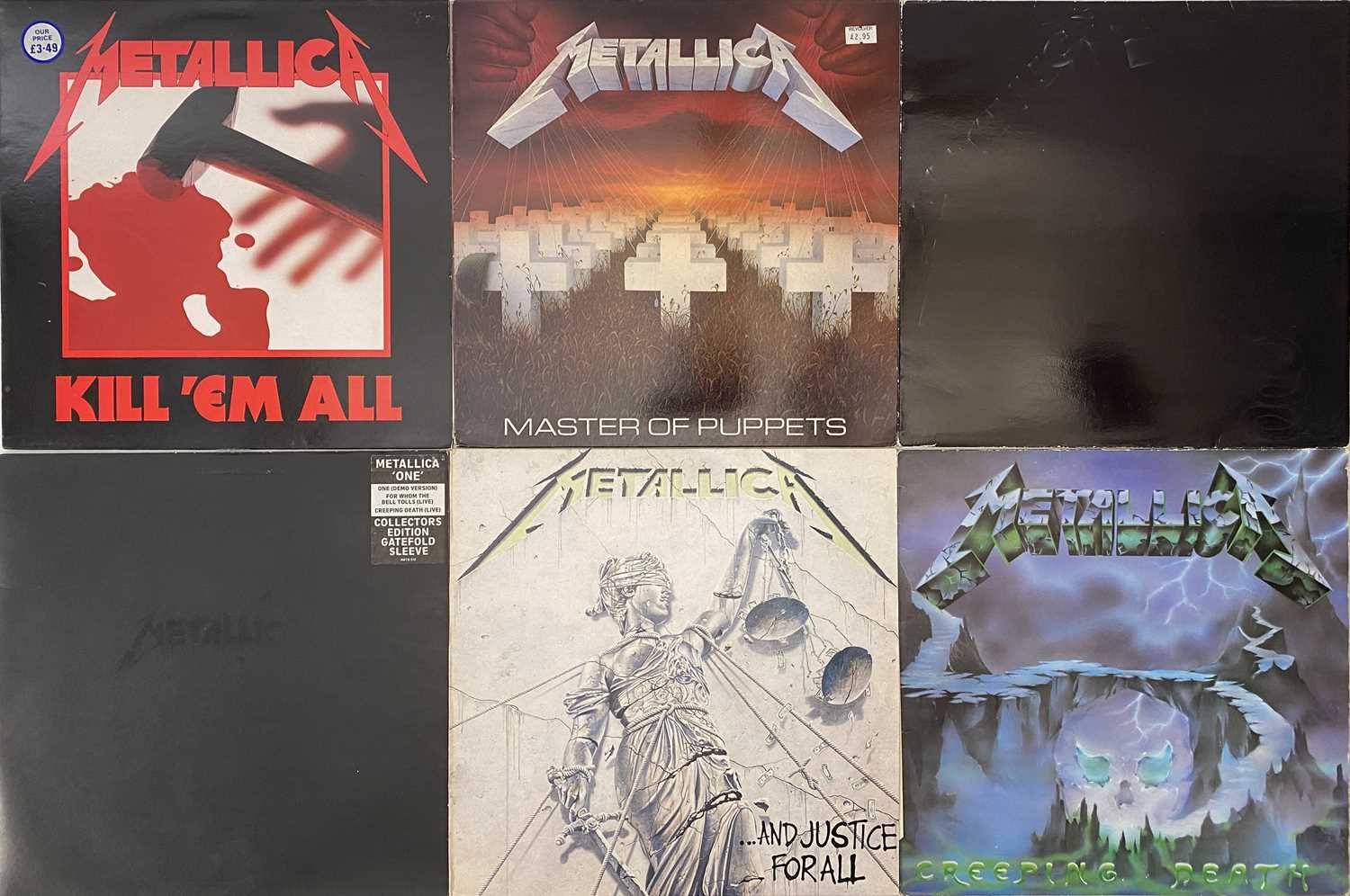 Lot 82 - METALLICA LP COLLECTION