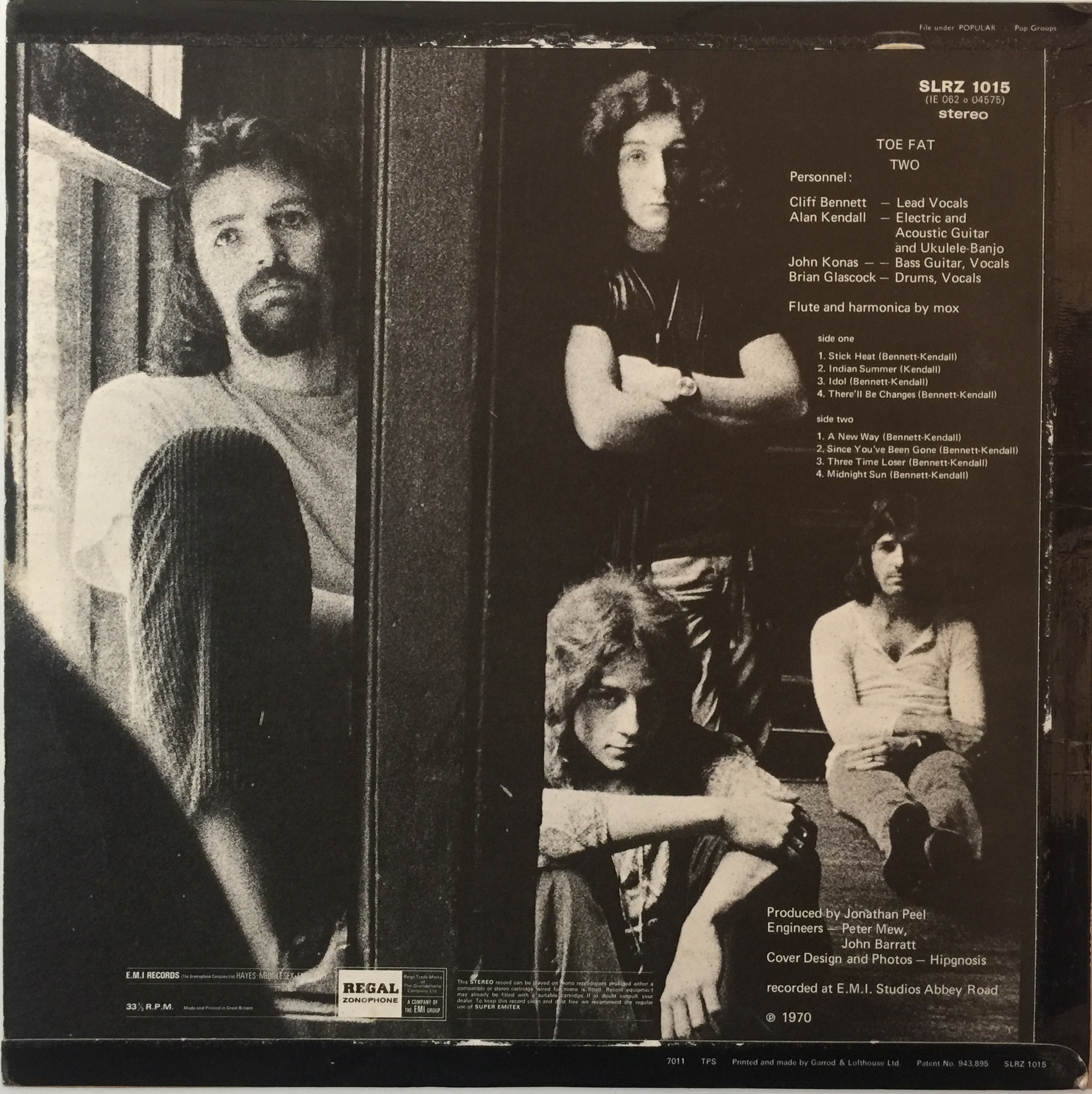 Lot 40 - TOE FAT/ TOE FAT TWO - LPs