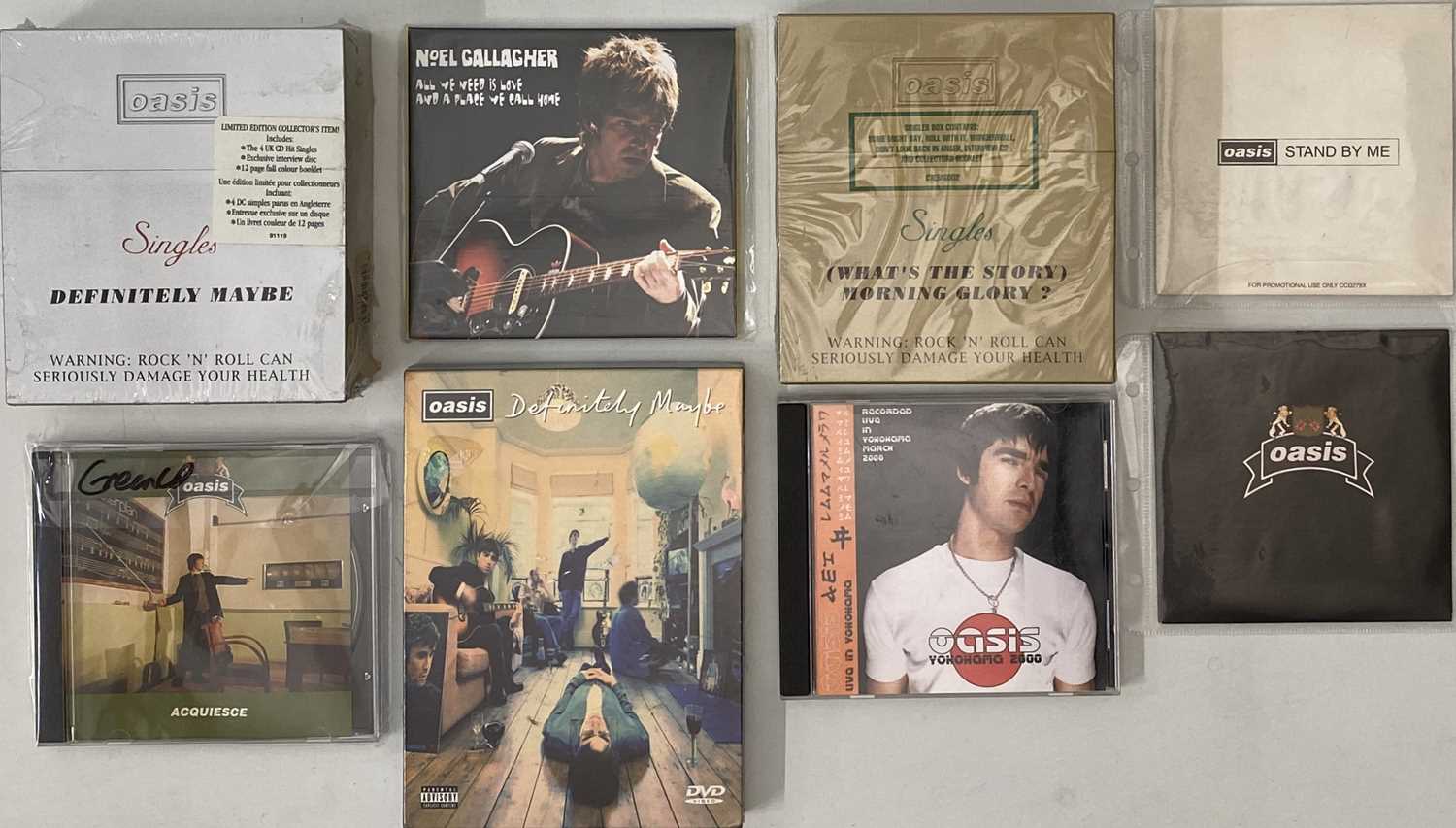 Lot 906 - OASIS AND RELATED CD, CD PROMO AND BOX SET