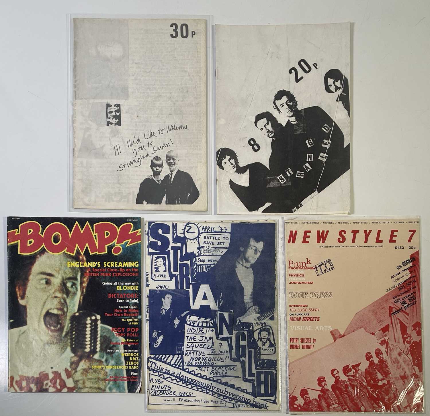 Lot 541 - PUNK MAGAZINES AND FANZINES INC STRANGLED