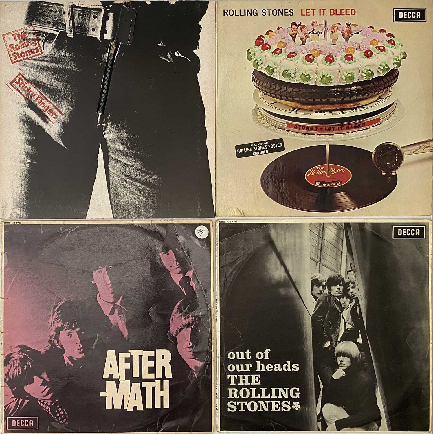 Lot 709 - THE ROLLING STONES - LP PACK