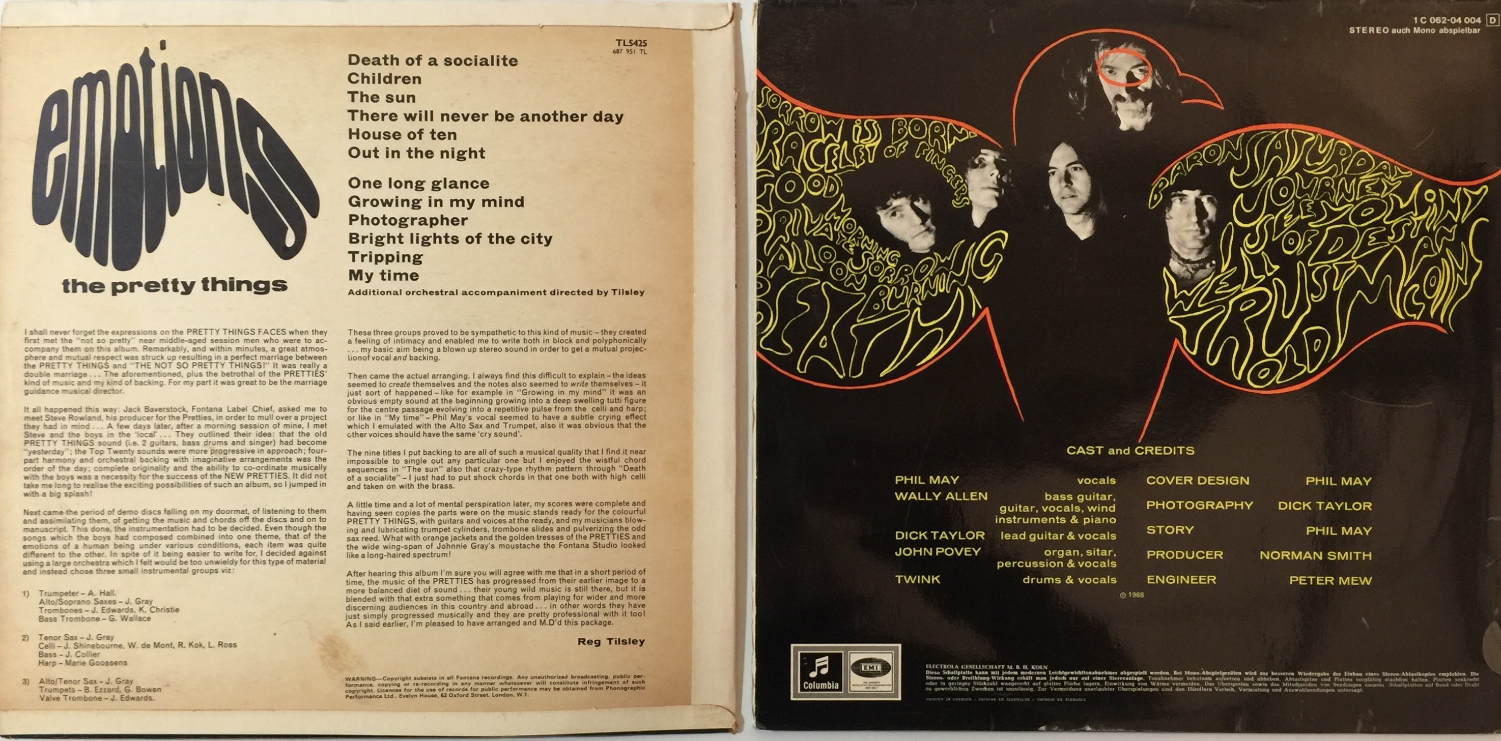Lot 46 - THE PRETTY THINGS - LP RARITIES