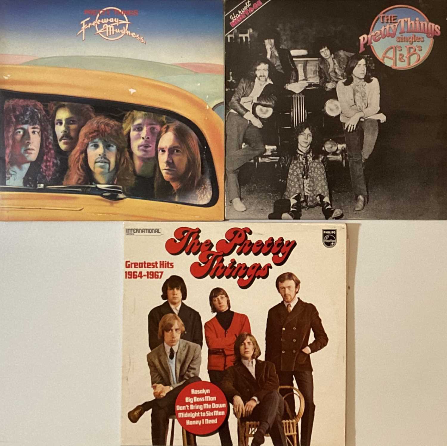 Lot 47 - THE PRETTY THINGS - LP COLLECTION