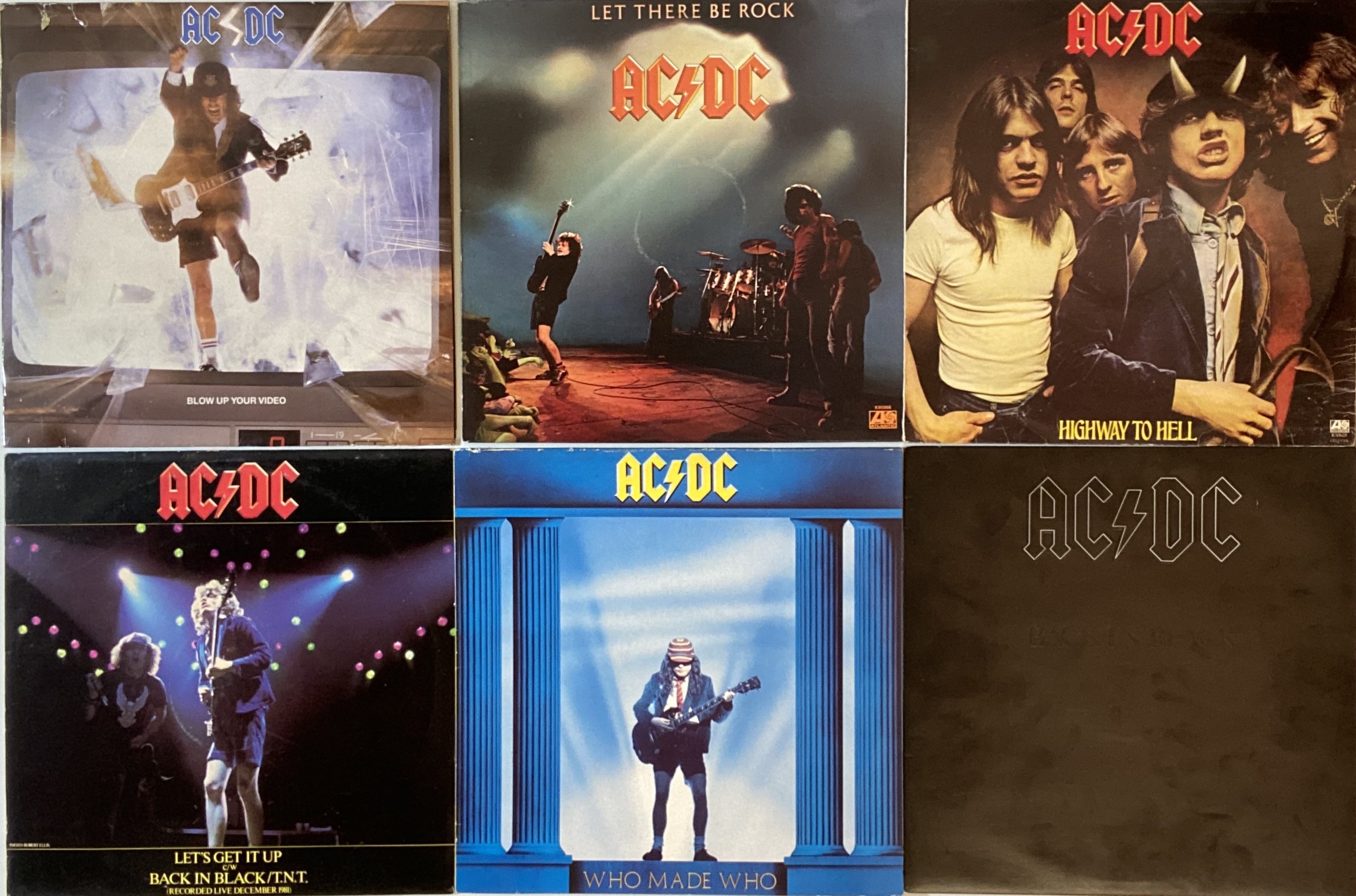 Lot 49 - AC/DC - LPs & 12" COLLECTION