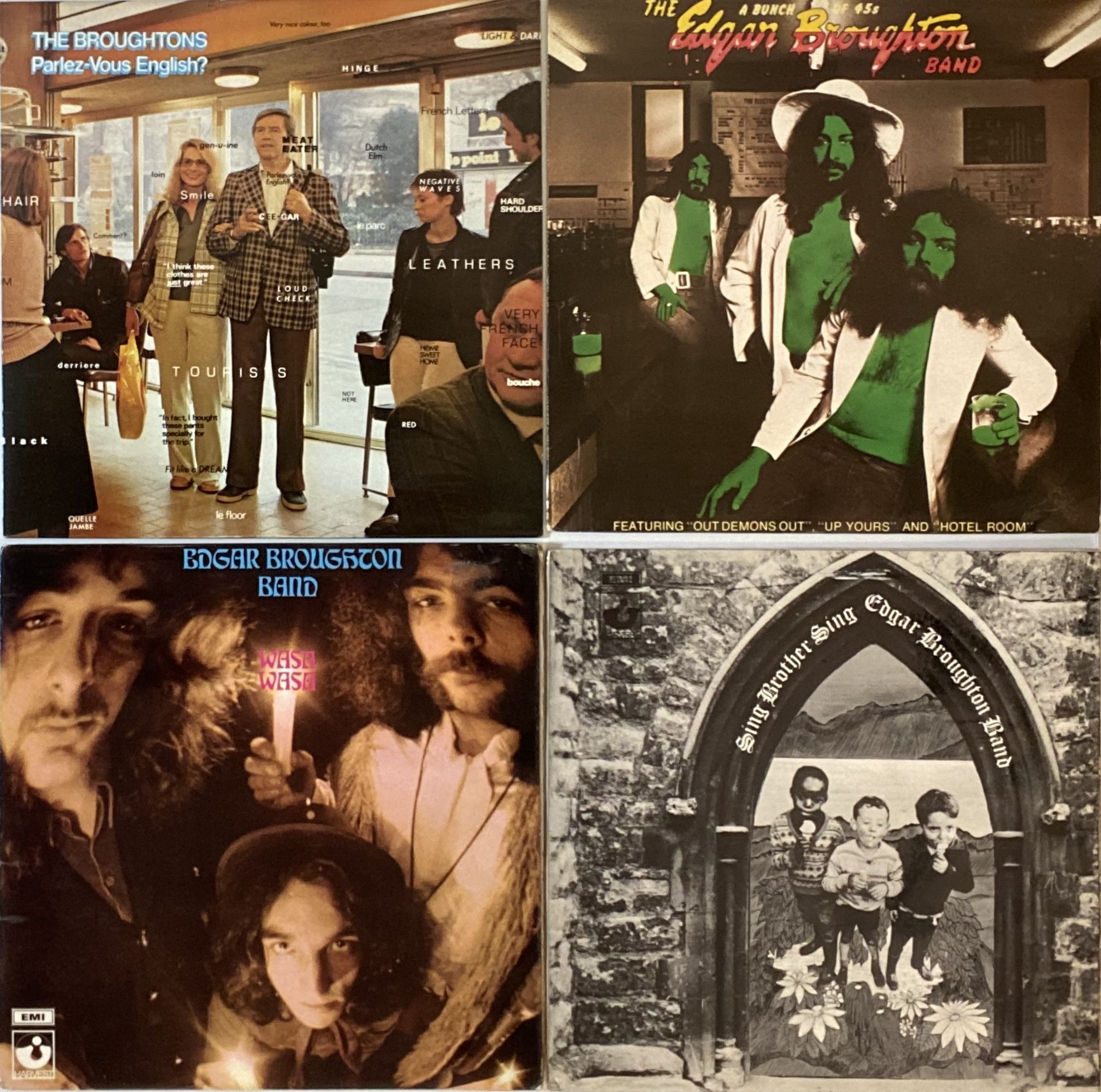 Lot 53 - EDGAR BROUGHTON BAND AND RELATED - LPs