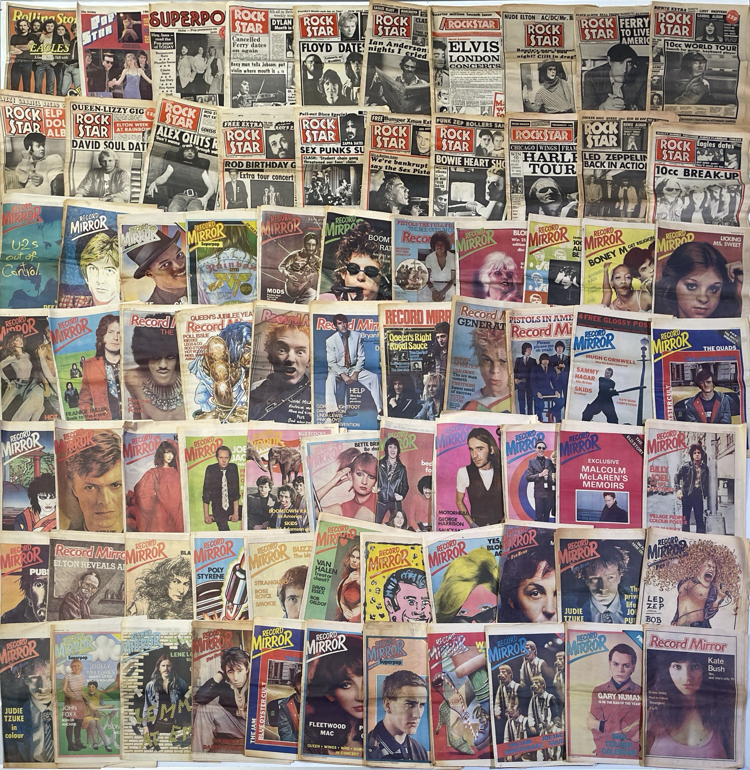 Lot 84 - PUNK ERA - RECORD MIRROR MAGAZINES.