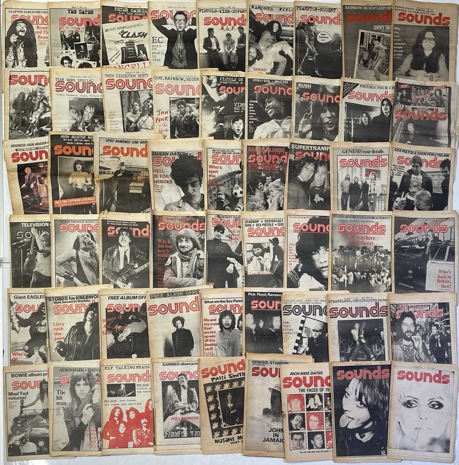 Lot 85 - PUNK ERA - SOUNDS MAGAZINES.