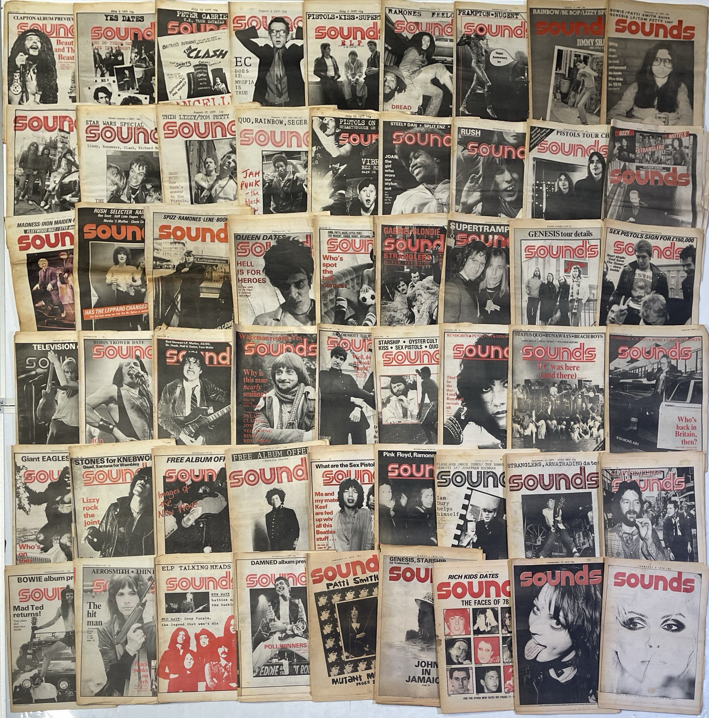 Lot 85 - PUNK ERA - SOUNDS MAGAZINES.