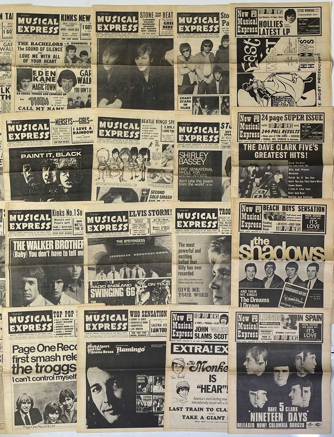 Lot 88 - 1966 NME MAGAZINES.