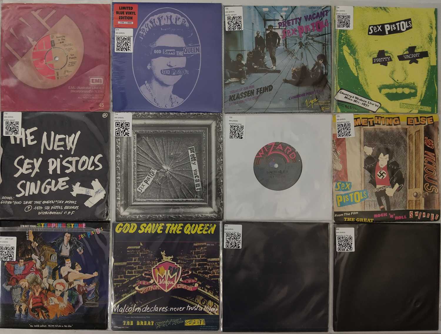 Lot 1056 Sex Pistols 7 Box Set 7 Collection 1196