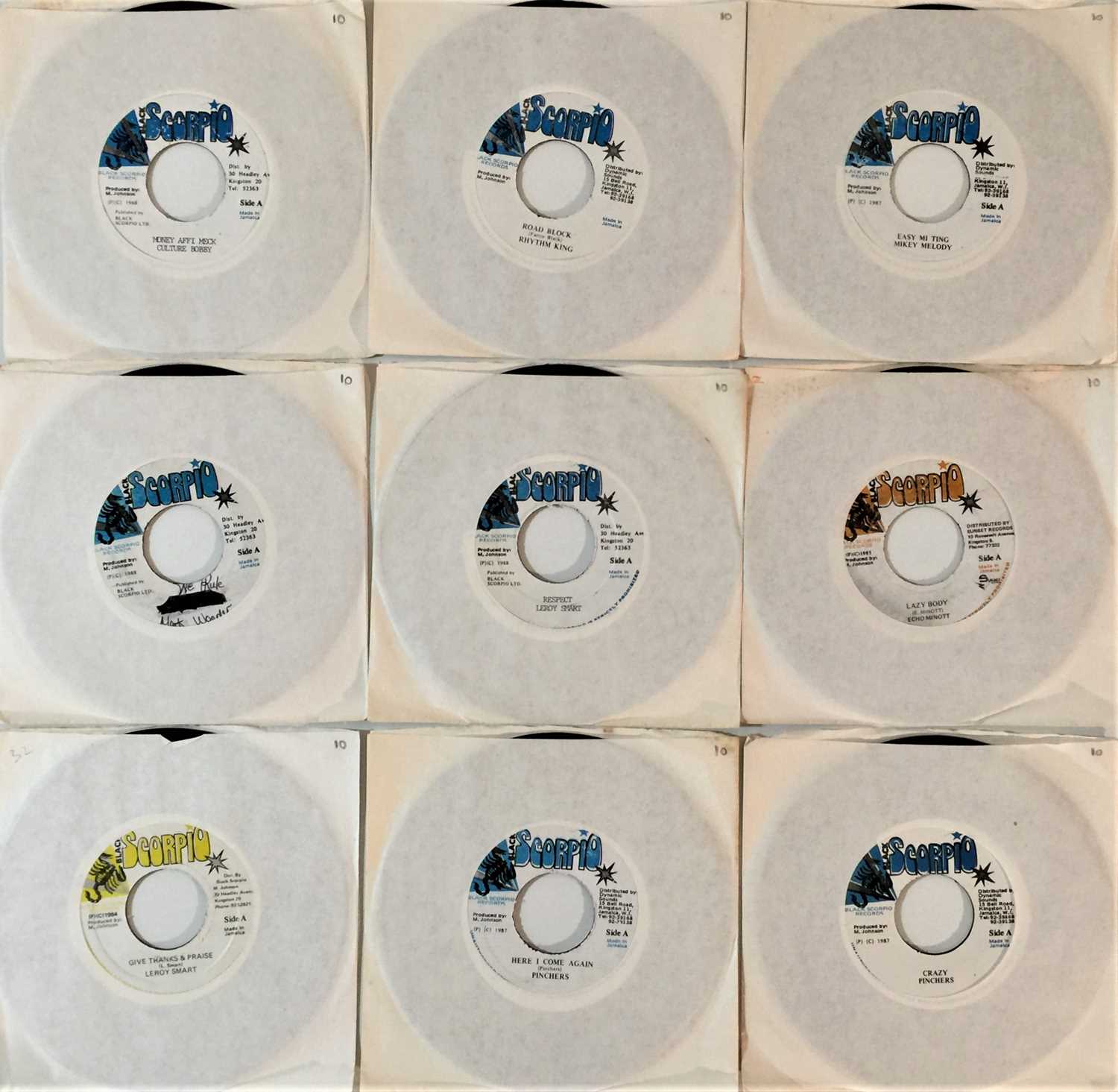 Lot 273 - BLACK SCORPIO LABEL 7'' REGGAE COLLECtiON