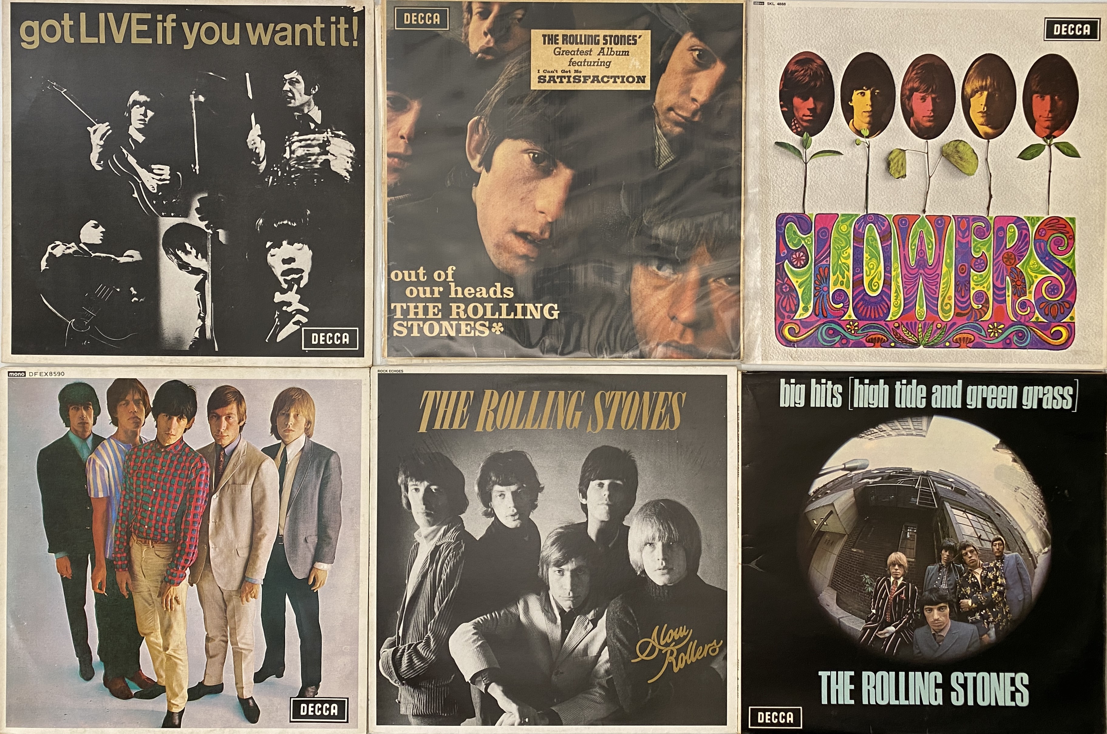 Lot 1134 - THE ROLLING STONES - LP COLLECTION (UK
