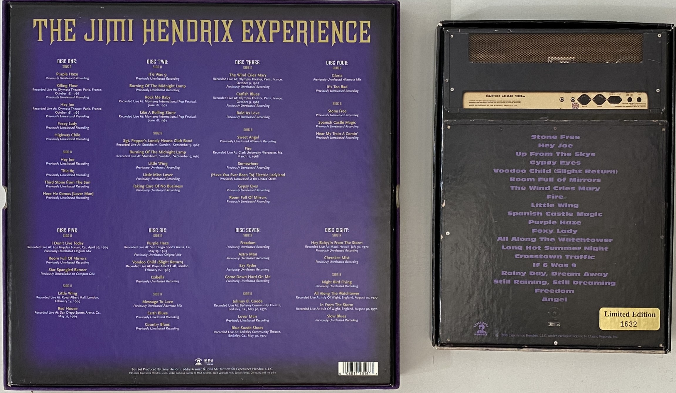 Lot 1137 - JIMI HENDRIX - LP/ 7" BOX SETS