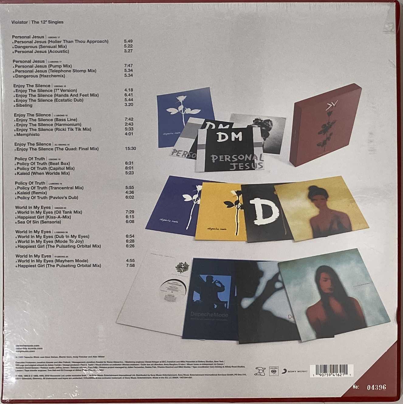 Lot 1093 - DEPECHE MODE - VIOLATOR - THE 12" SINGLES