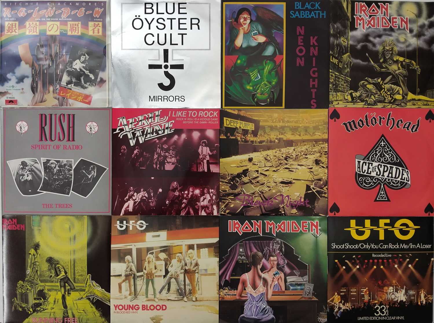 Lot 1116 - HARD ROCK / HEAVY METAL - 7" COLLECTION