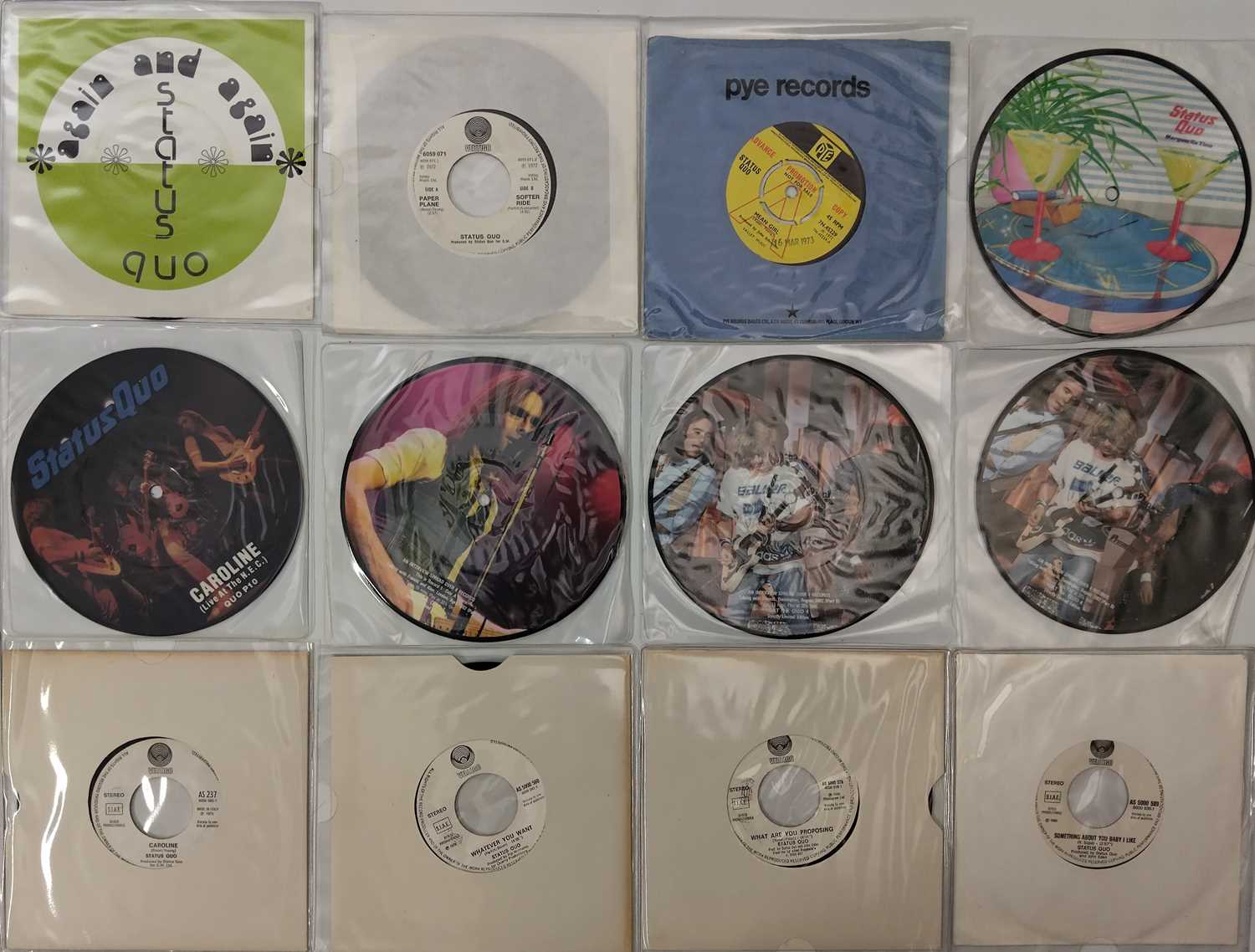 Lot 1117 - STATUS QUO - 7" COLLECTION