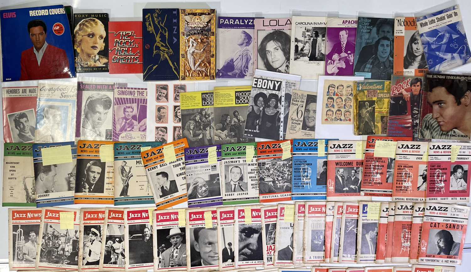 Lot 50 - JAZZ MAGAZINES / SHEET MUSIC / BOXSETS.