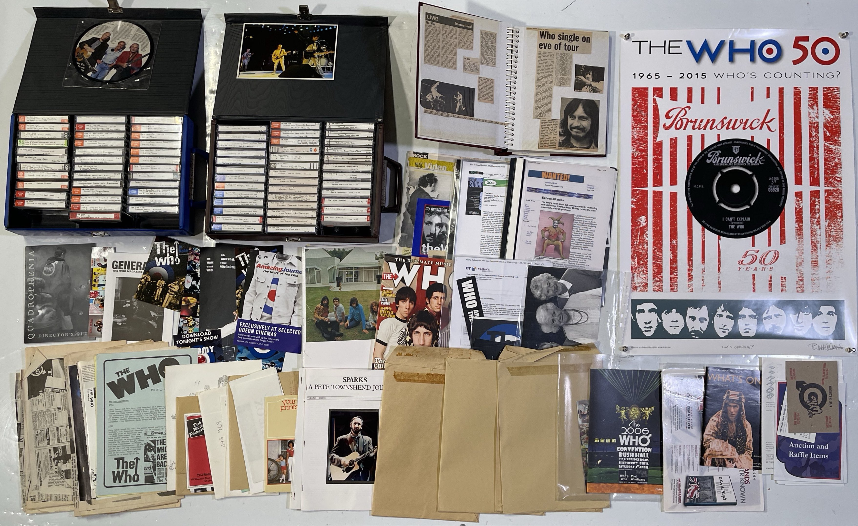 Lot 56 - THE WHO - FAN CLUB MEMORABILIA - FANZINES