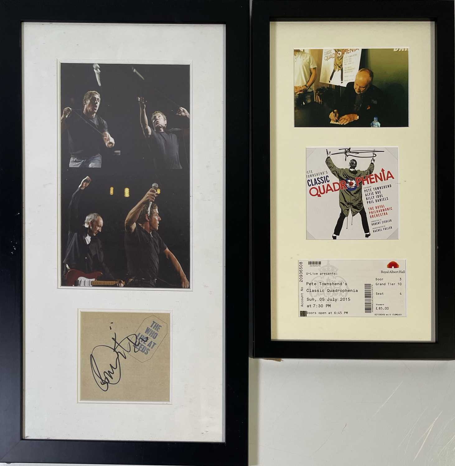 Lot 58 - THE WHO - PETE TOWNSHEND / ROGER DALTREY