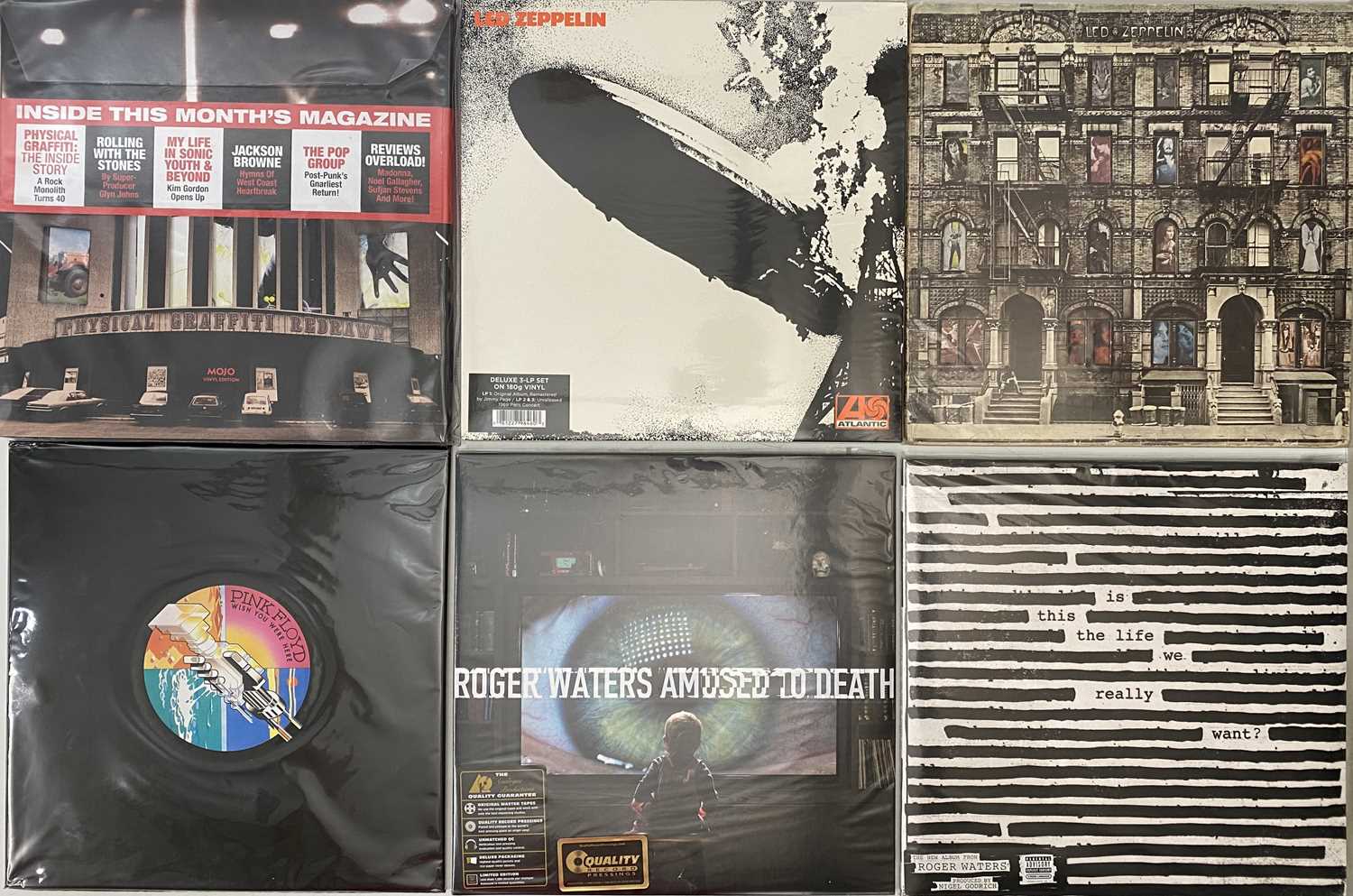 Lot 1210 - LED ZEPPELIN / PINK FLOYD / RELATED - LP