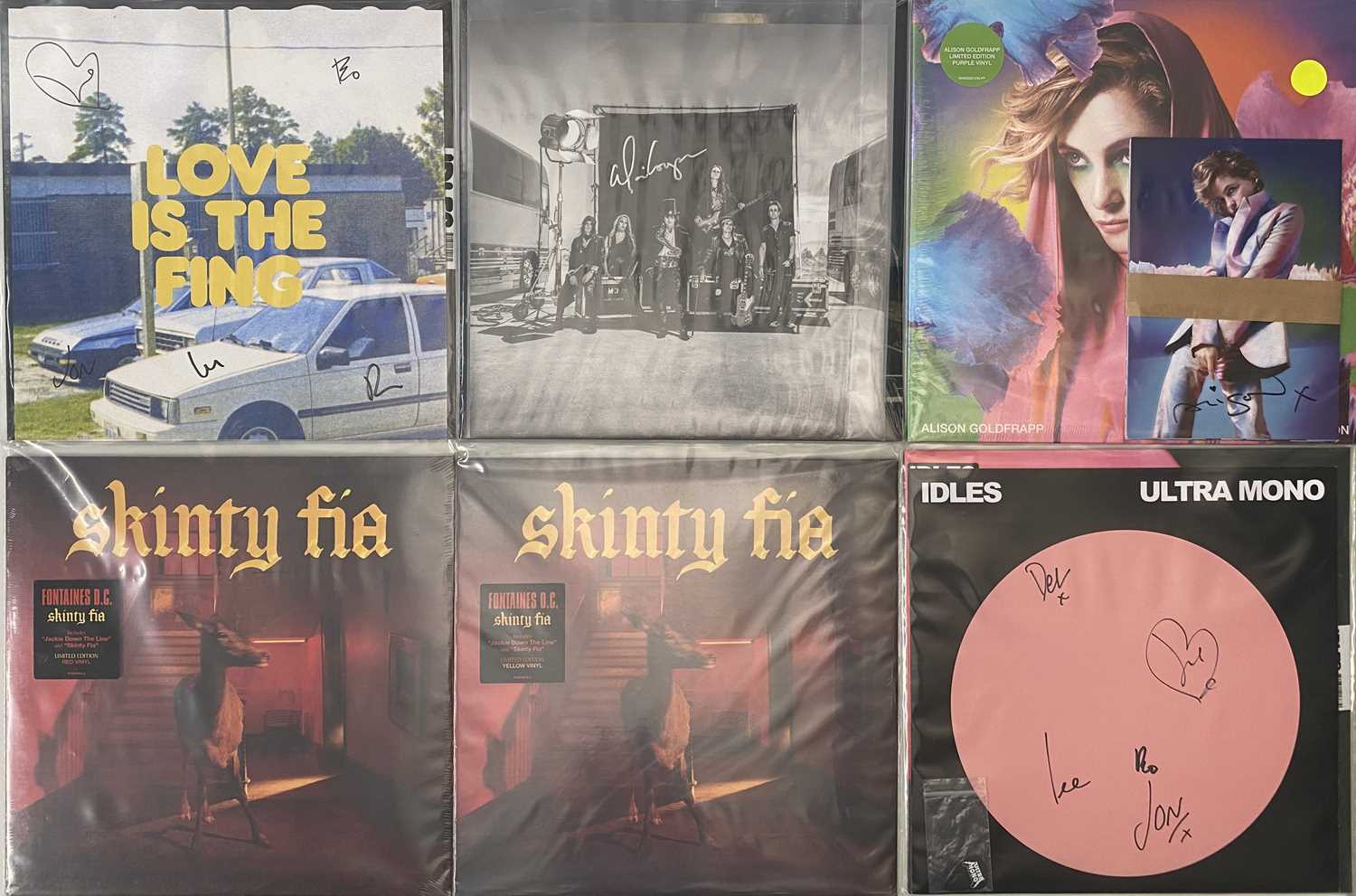 Lot 1223 - INDIE / ROCK - SIGNED / MODERN RELEASES