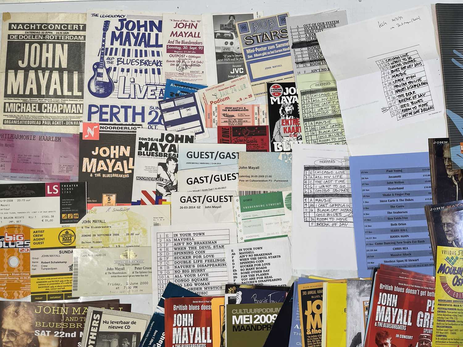 Lot 423 - JOHN MAYALL - CONCERT MEMORABILIA INC