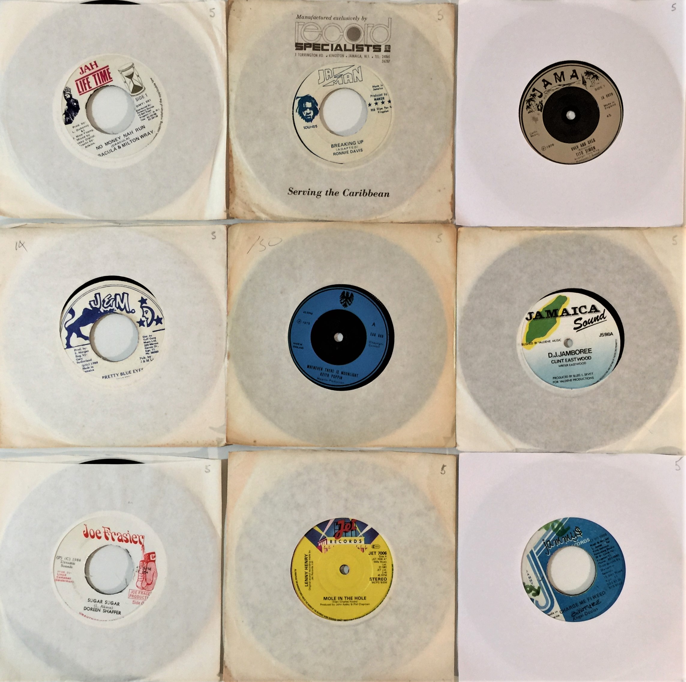 Lot 277 - REGGAE LABEL 7'' PART 1 - 'H TO J'