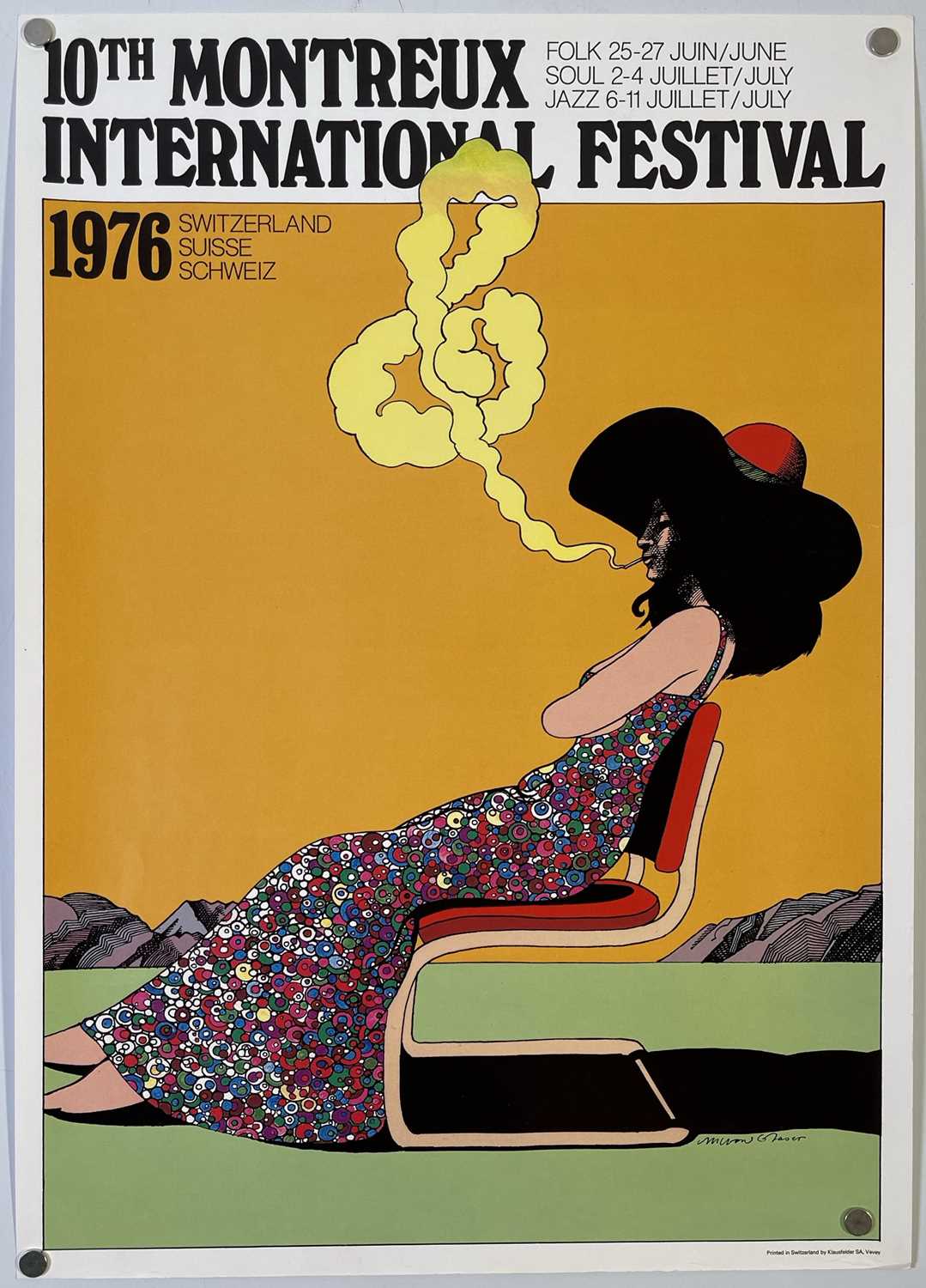 Lot 237 - MILTON GLASER - ORIGINAL POSTER FOR THE 1976