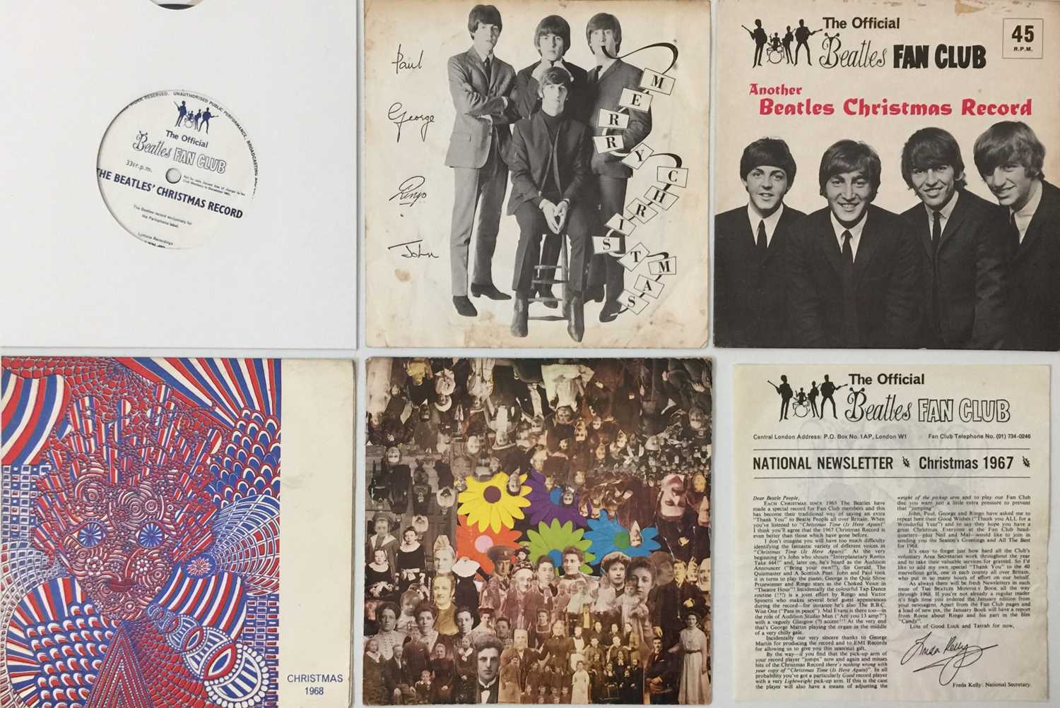 Lot 61 - THE BEATLES - CHRISTMAS FAN CLUB 7" FLEXI
