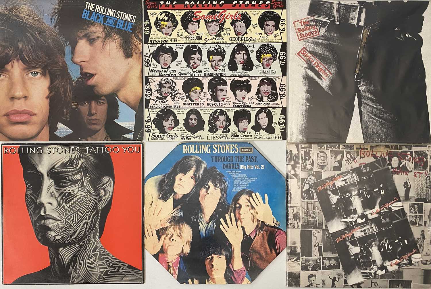 Lot 122 - THE ROLLING STONES - STUDIO/ COMP LP PACK