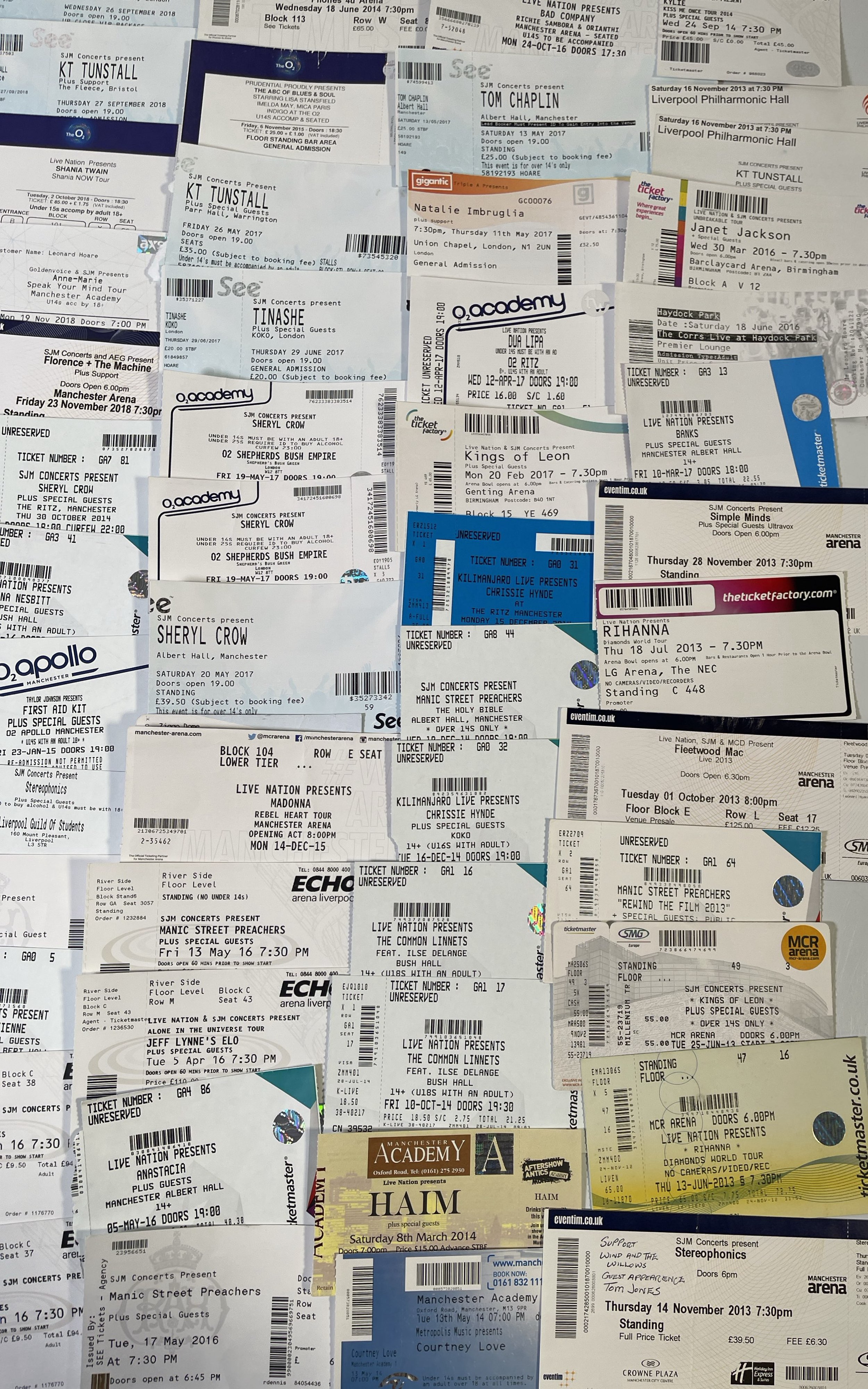 Lot 114 - LARGE COLLECTION OF TICKETS AND STUBS