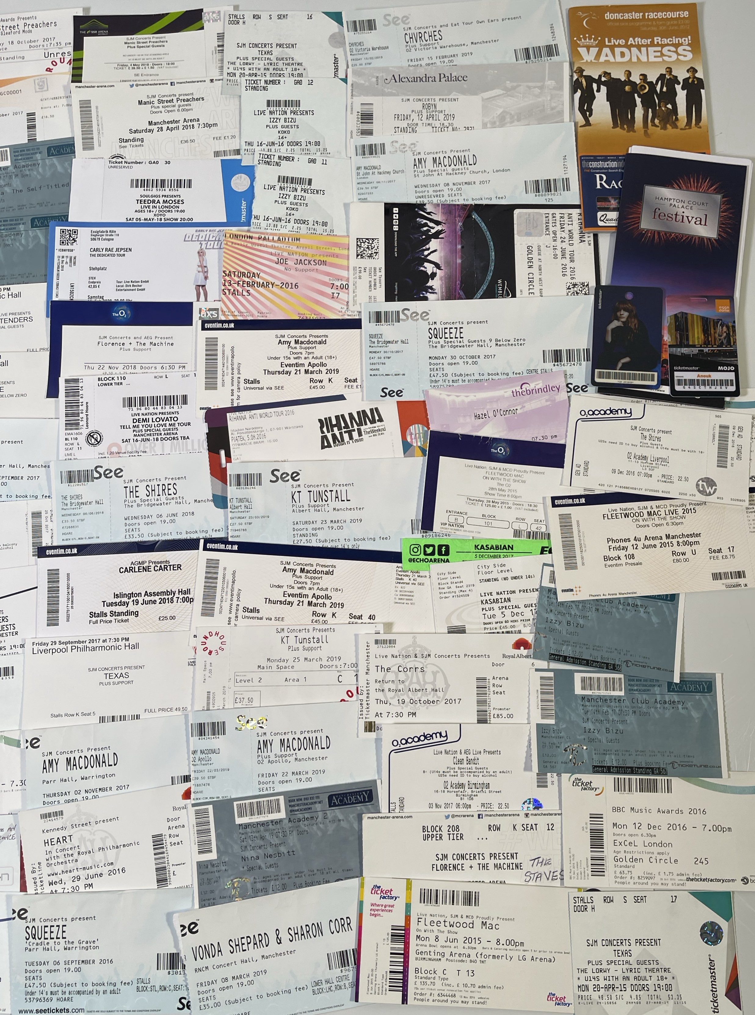 Lot 114 - LARGE COLLECTION OF TICKETS AND STUBS