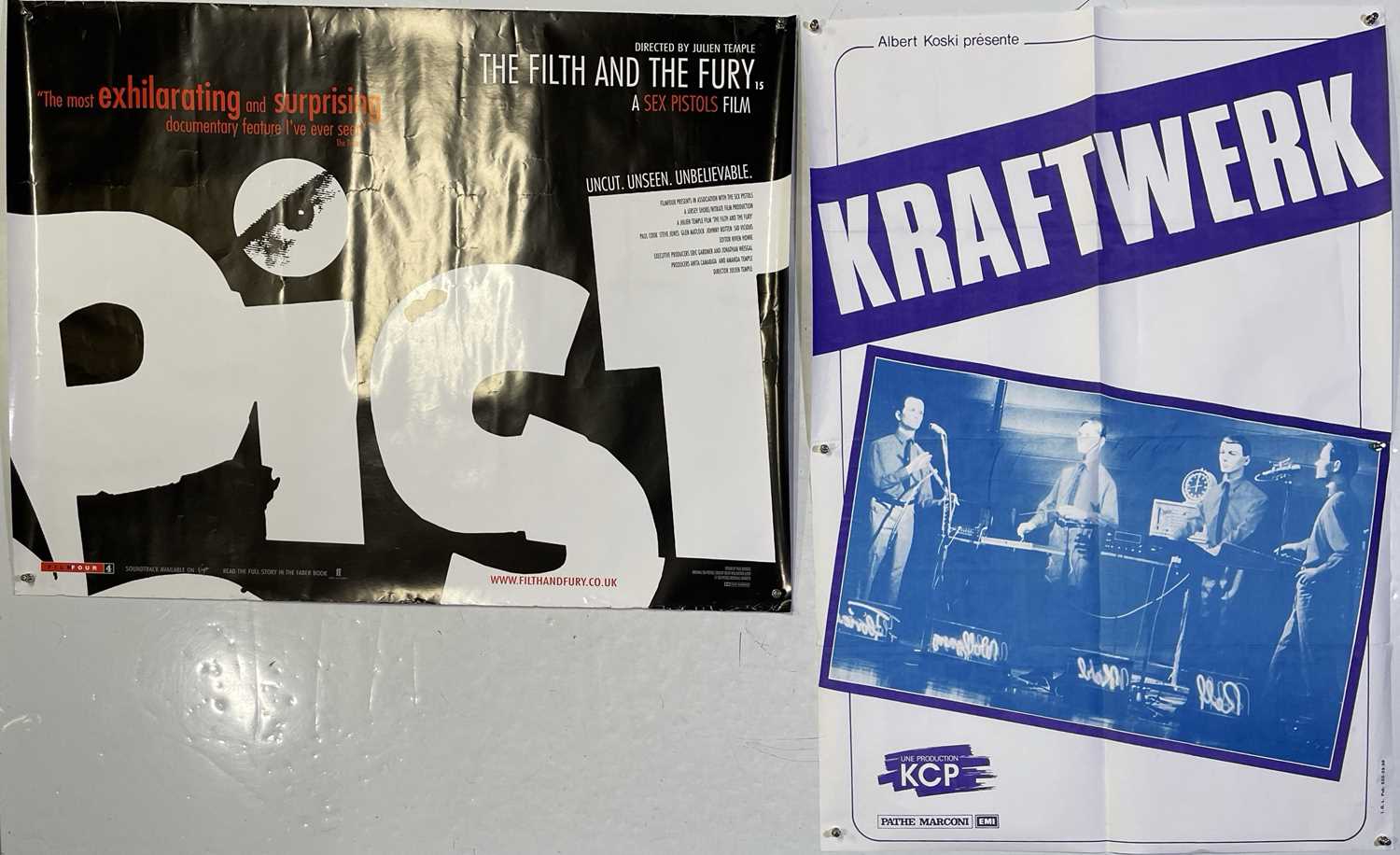 Lot 137 Poster Collection Inc Sex Pistols 1209