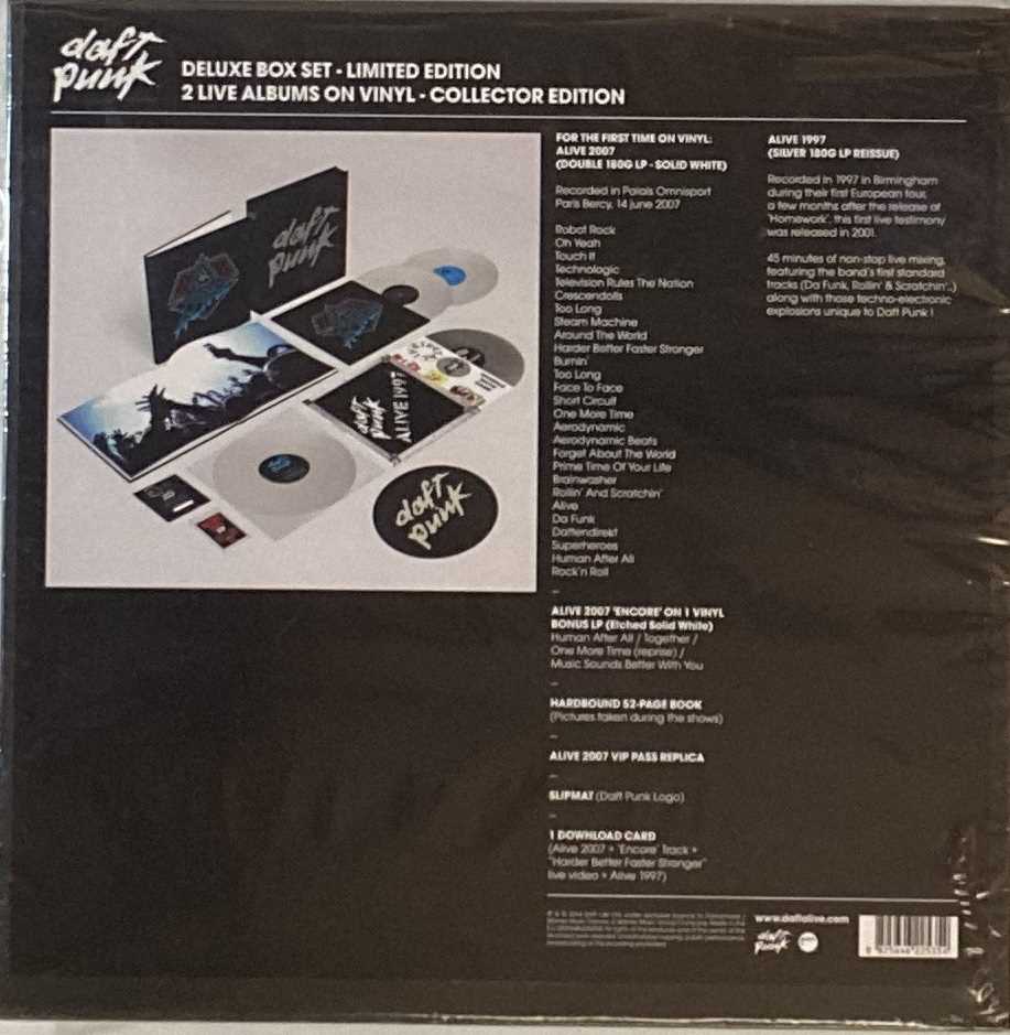 Lot 108 - DAFT PUNK - ALIVE 1997/ALIVE 2007 LP BOX SET