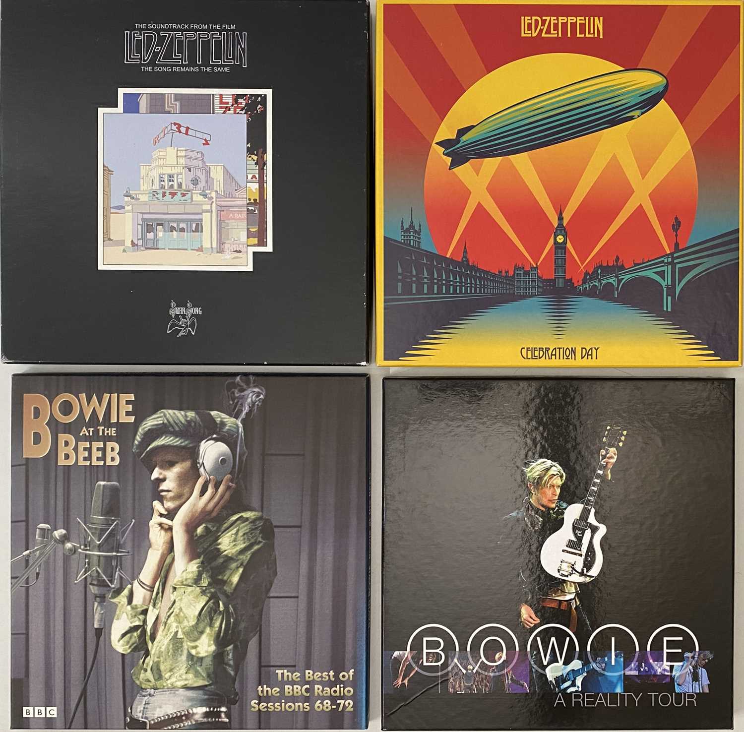 Lot 222 - LED ZEPPELIN AND DAVID BOWIE LP BOX SET