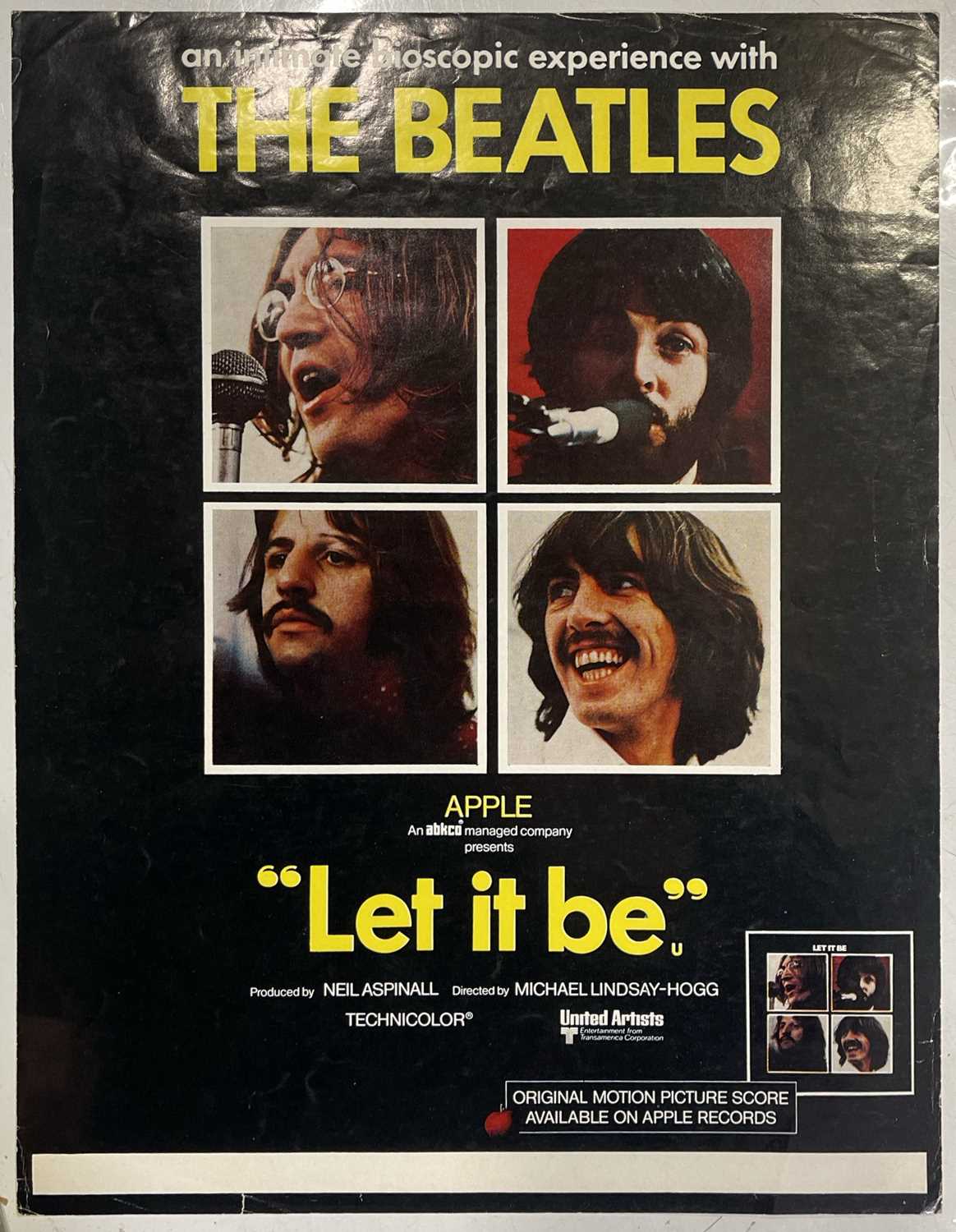 Lot 219 - LET IT BE MINI POSTER / '20 YEARS AGO'