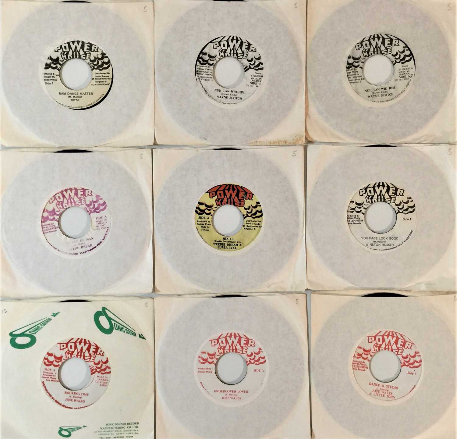 Lot 281 - POWER HOUSE LABEL 7'' REGGAE COLLECTION