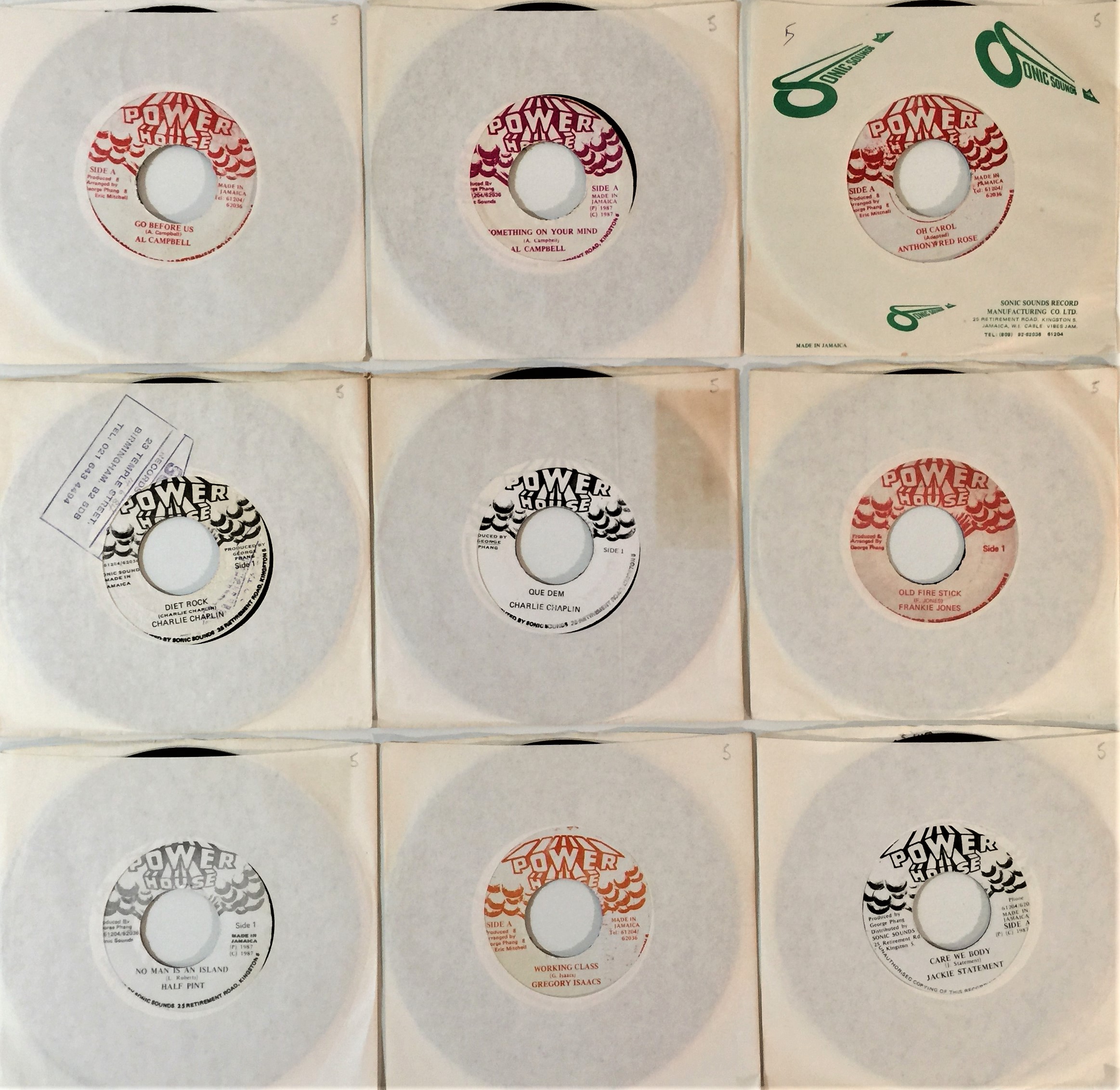 Lot 281 - POWER HOUSE LABEL 7'' REGGAE COLLECTION