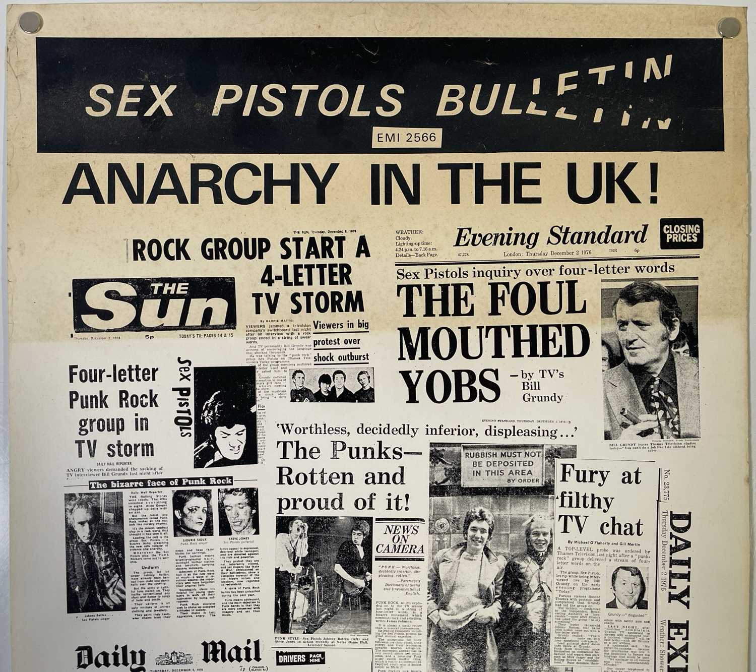 Lot 547 - THE SEX PISTOLS - JAMIE REID DESIGNED 'SEX