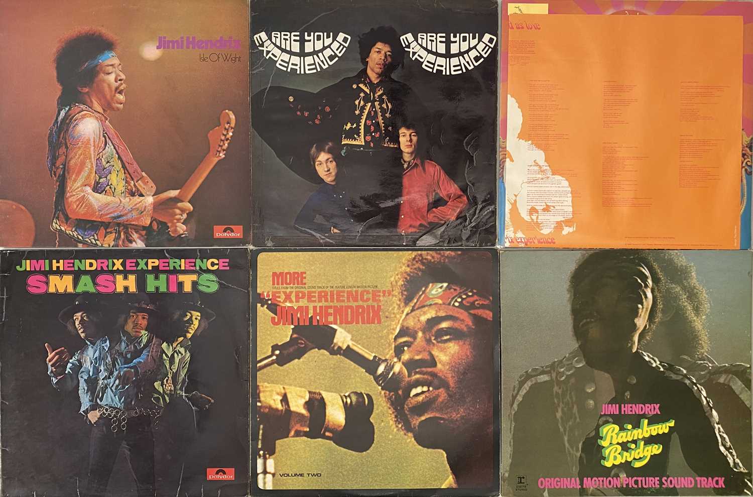 Lot 254 - JIMI HENDRIX - LP PACK
