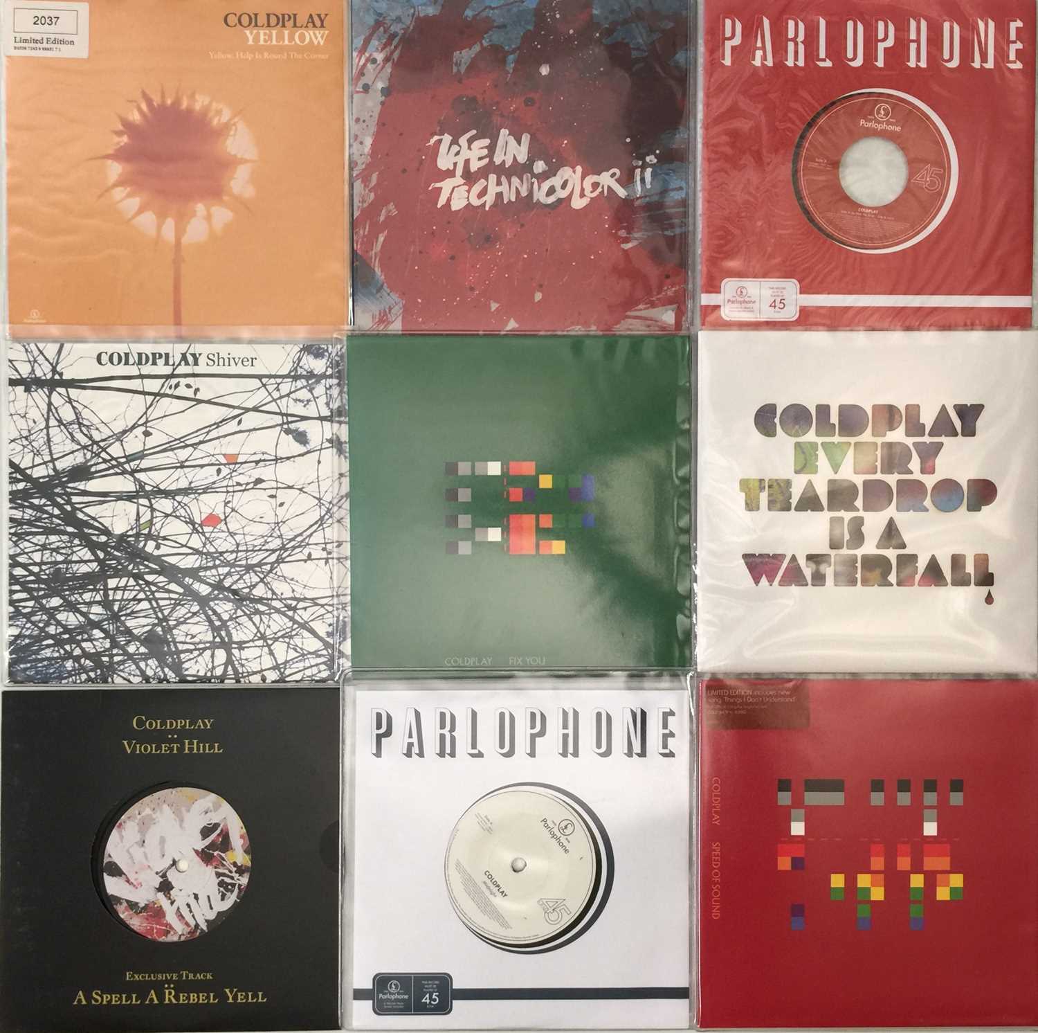 Lot 466 - COLDPLAY 7" COLLECTION