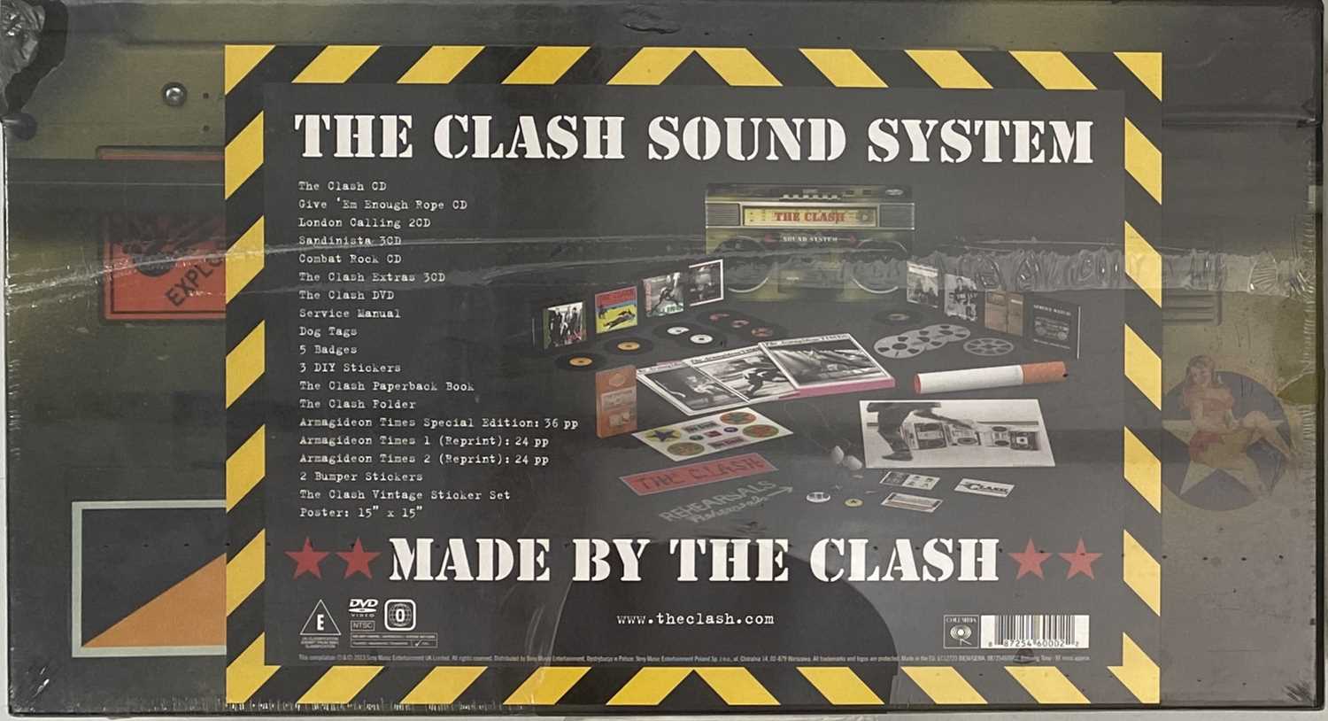 Lot 472 - THE CLASH - SOUND SYSTEM CD BOX SET