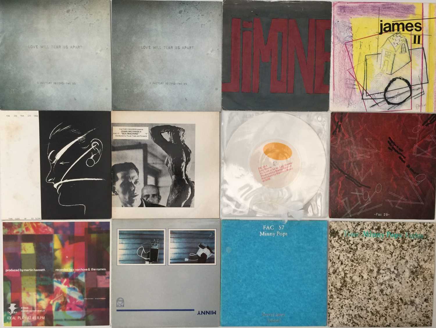 Lot 452 - FACTORY RECORDS/ BENELUX - 7" COLLECTION