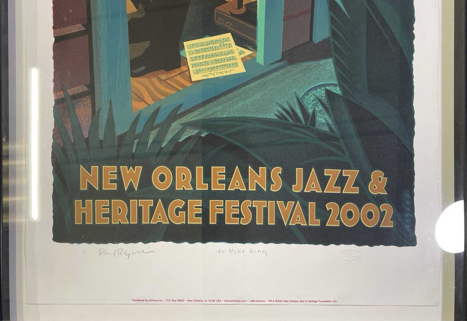 Lot 143 - NEW ORLEANS JAZZ FESTIVAL - 2002 ARTIST